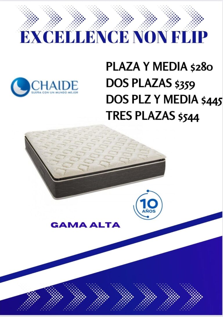 COLCHON CHAIDE Y CHAIDE EXCELLENCE NON FLIP